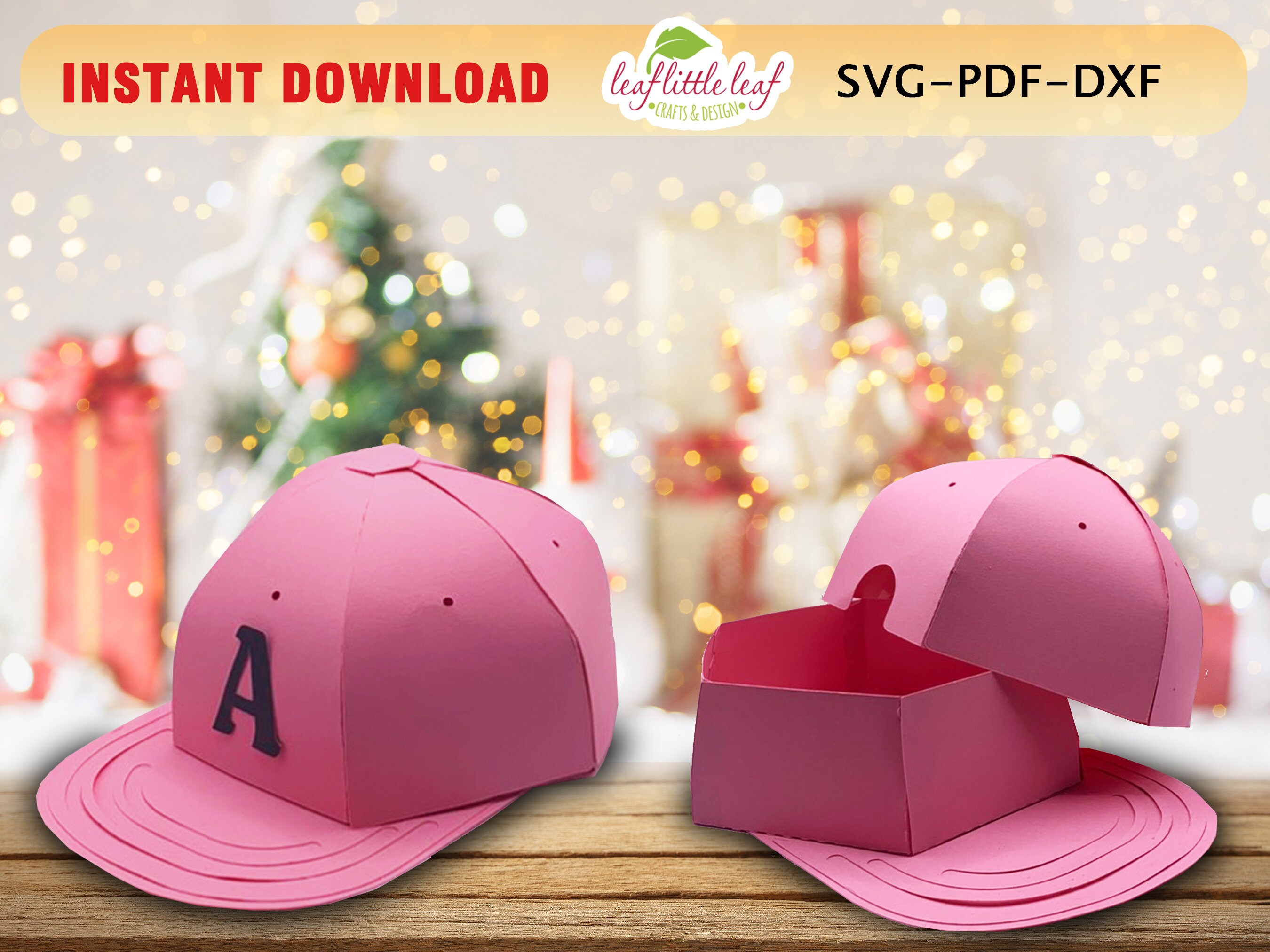 Cap Treat Box Template, Hat Treat Box, Hat Box Template, Valentine ...