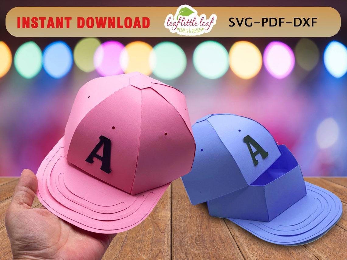 Cap Treat Box Template, Hat Treat Box, Hat Box Template, Valentine ...