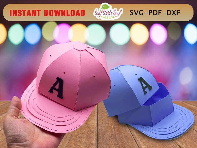 Cap Treat Box Template, Hat Treat Box, Hat Box Template, Valentine ...