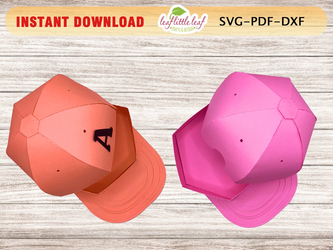 Cap Treat Box Template Hat Treat Box Hat Box Template - Etsy