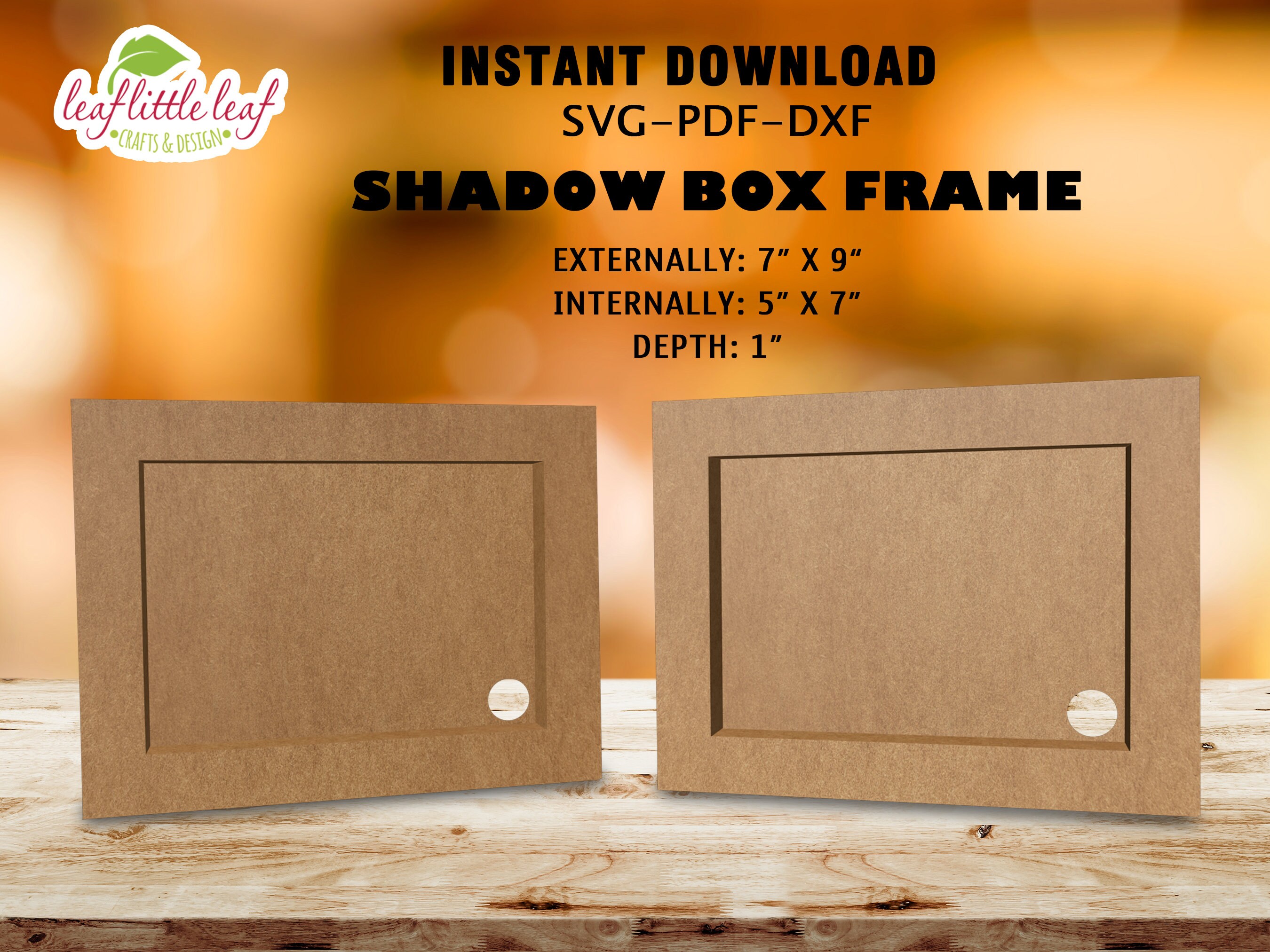 Bundle Shadow Box 5x7 Frame SVG Template 3D Shadow Box | Etsy