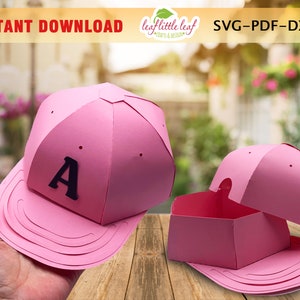 Cap Treat Box Template, Hat Treat Box, Hat Box Template, Valentine ...