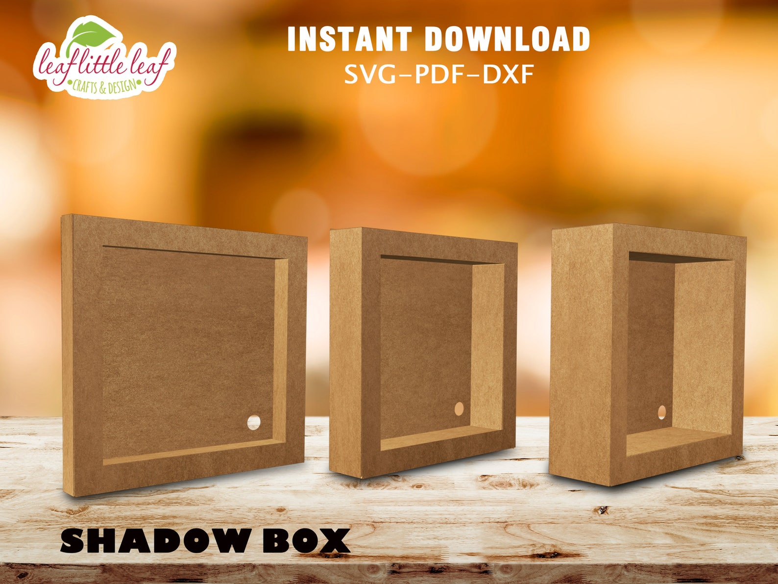 Bundle Shadow Box 8 Square Frame SVG Template 3D Shadow | Etsy