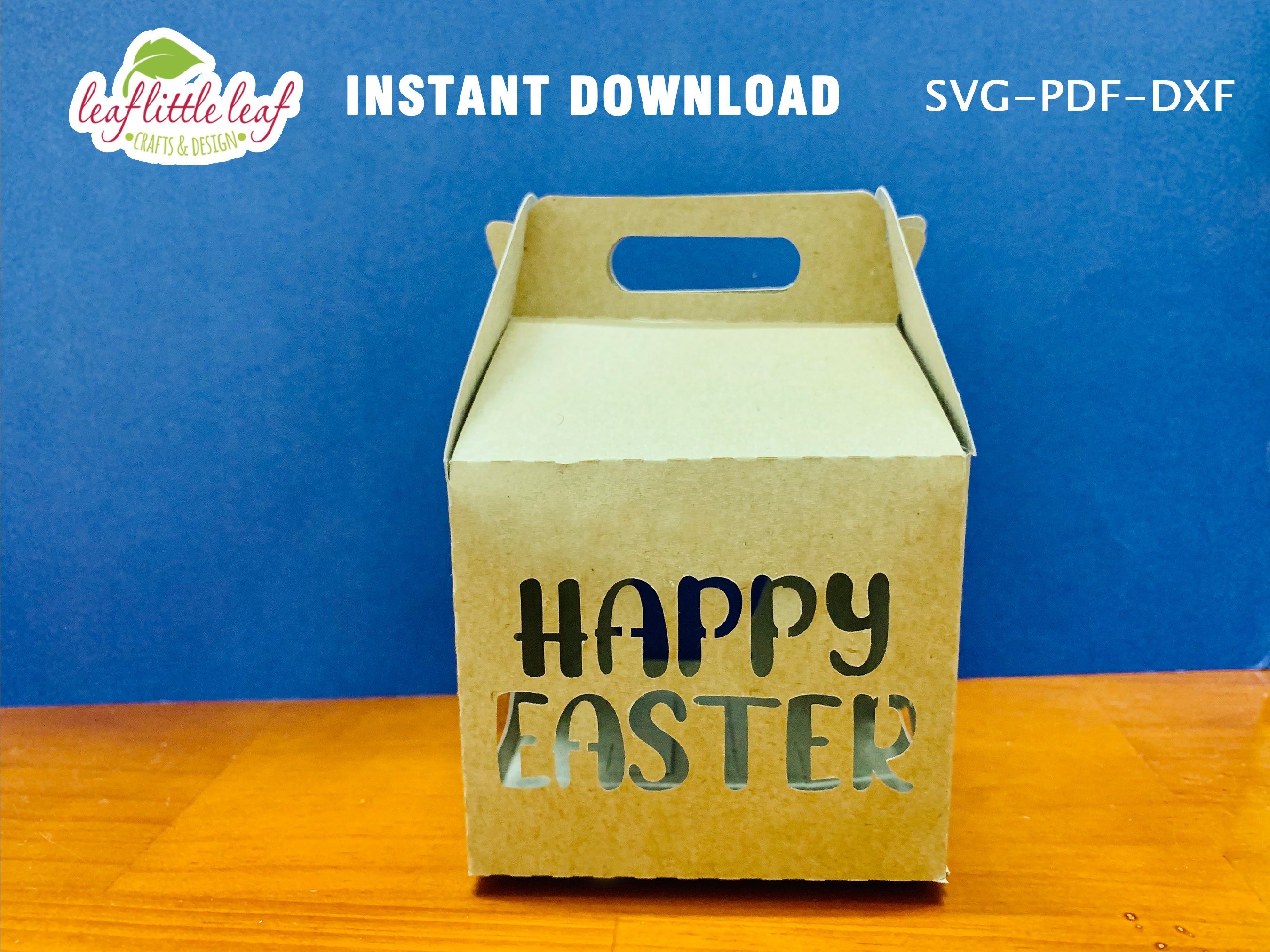 Easter Gable Box Template, Easter Box Gift, Easter Box Cut Files, SVG ...
