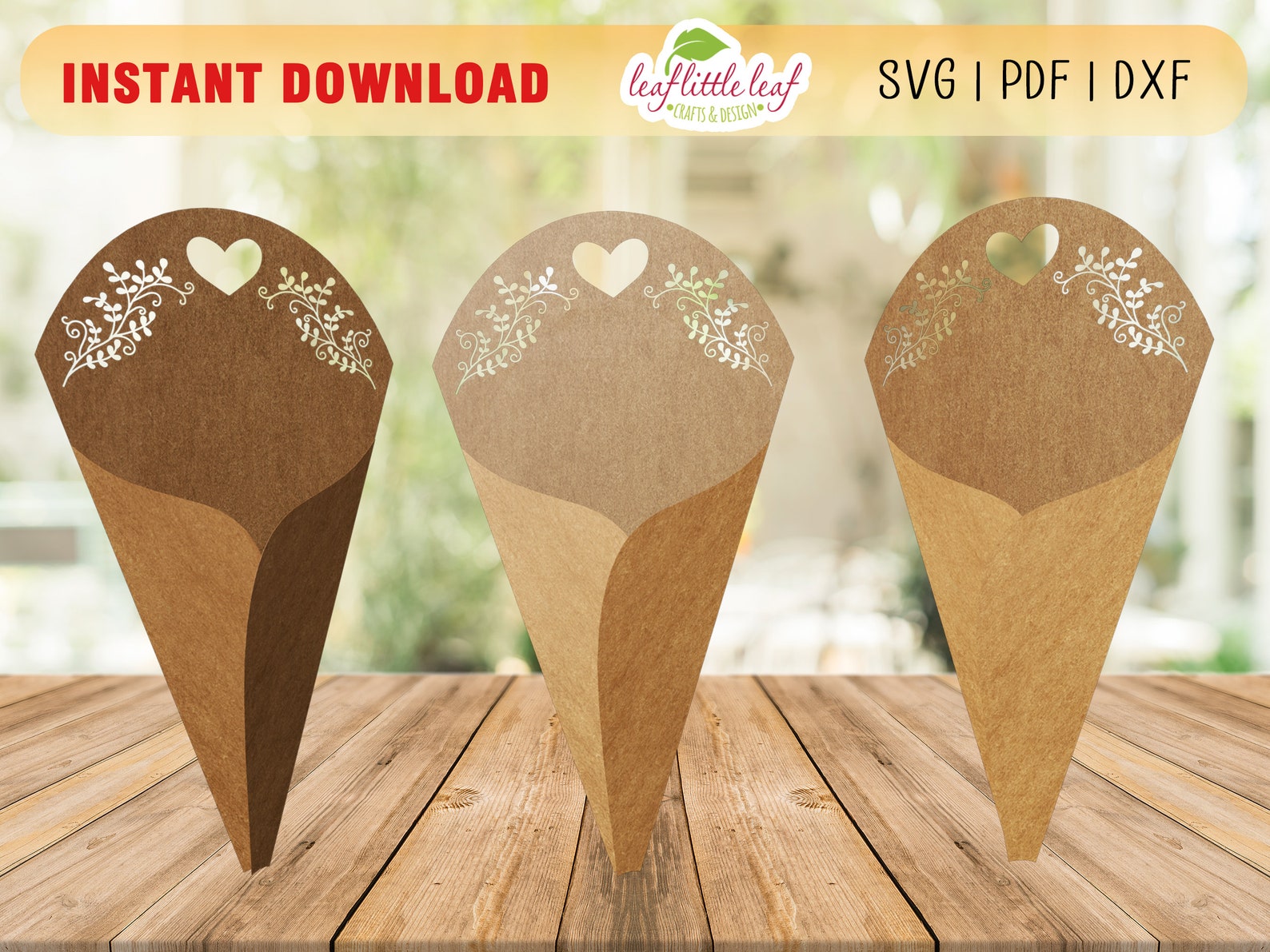 Flower Bouquet Packaging Template, Flower Bouquet Package Gift ...