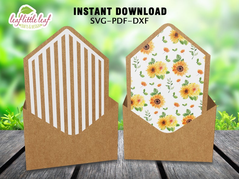 Envelope Gift Box Template Envelope Flower Package Envelope | Etsy