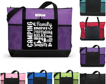 Happy Camper Tote | Etsy