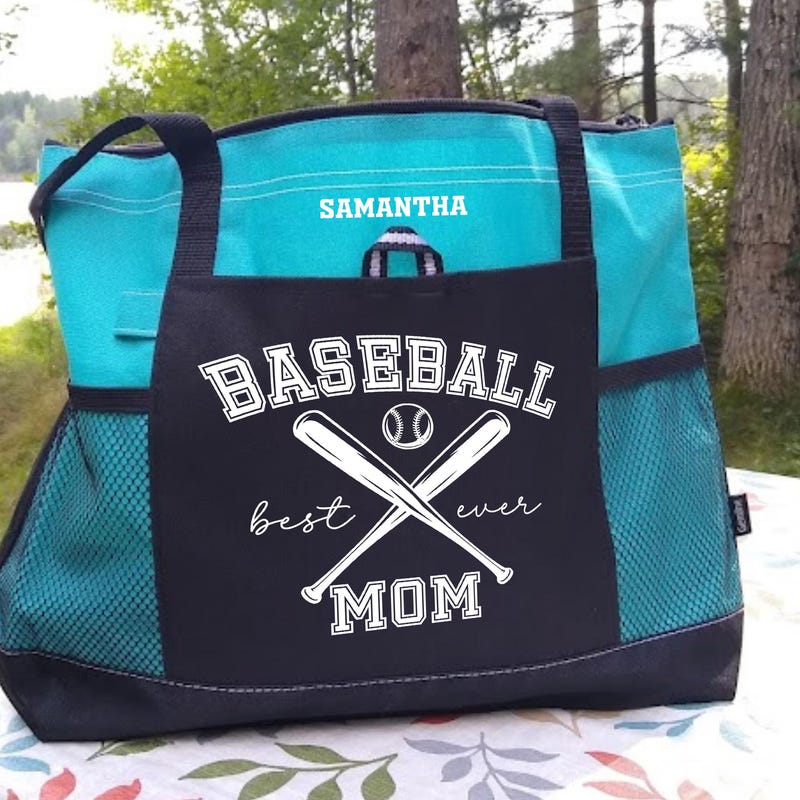 Canvas Baseball Tote - Etsy