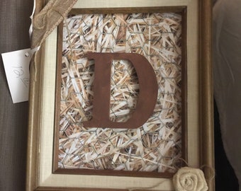 Personalised Letter Frame - Etsy UK