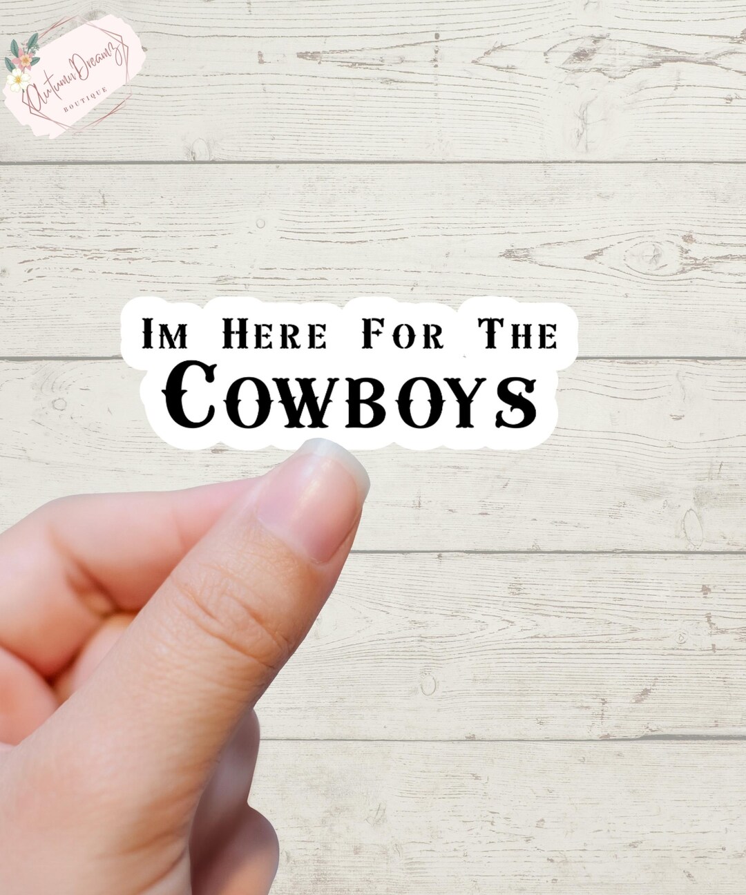 Country Girl Sticker, Country Sticker, Here for the Cowboys, Cowboys ...