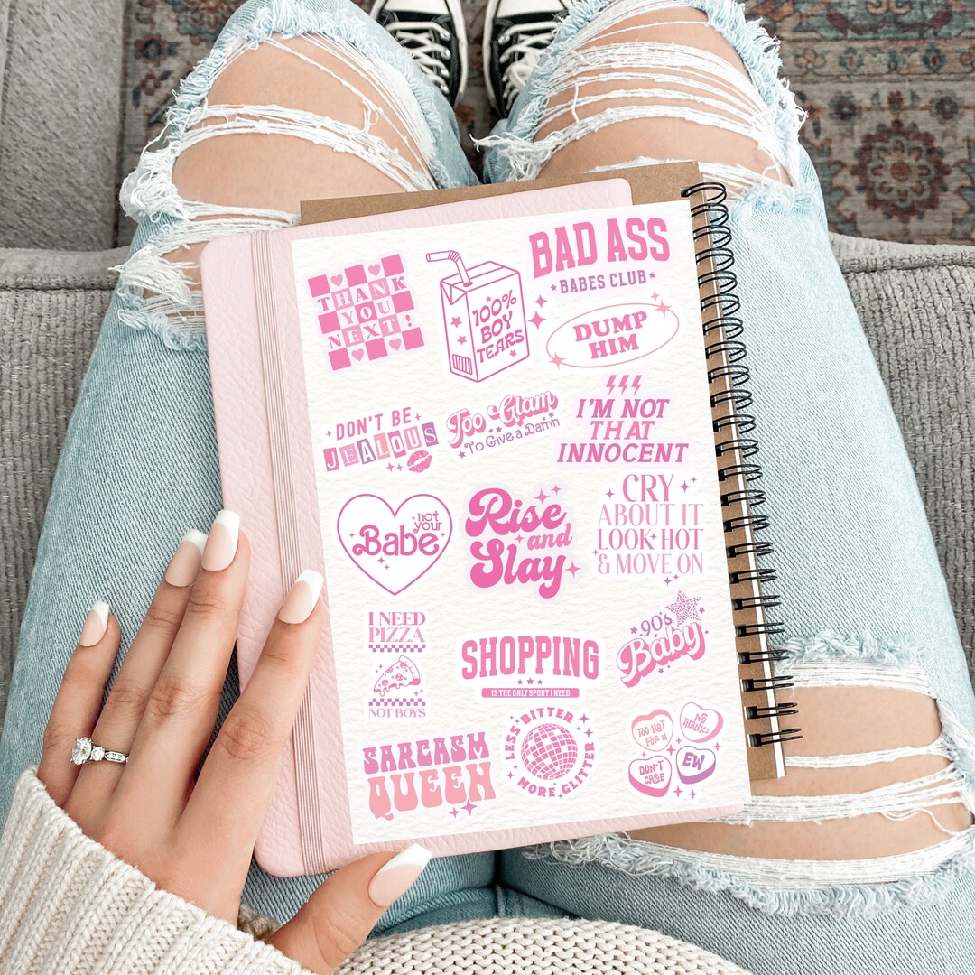 Funny Sassy Girl Quote Stickers Pack, Mystery Pack of Stickers, Mirror ...