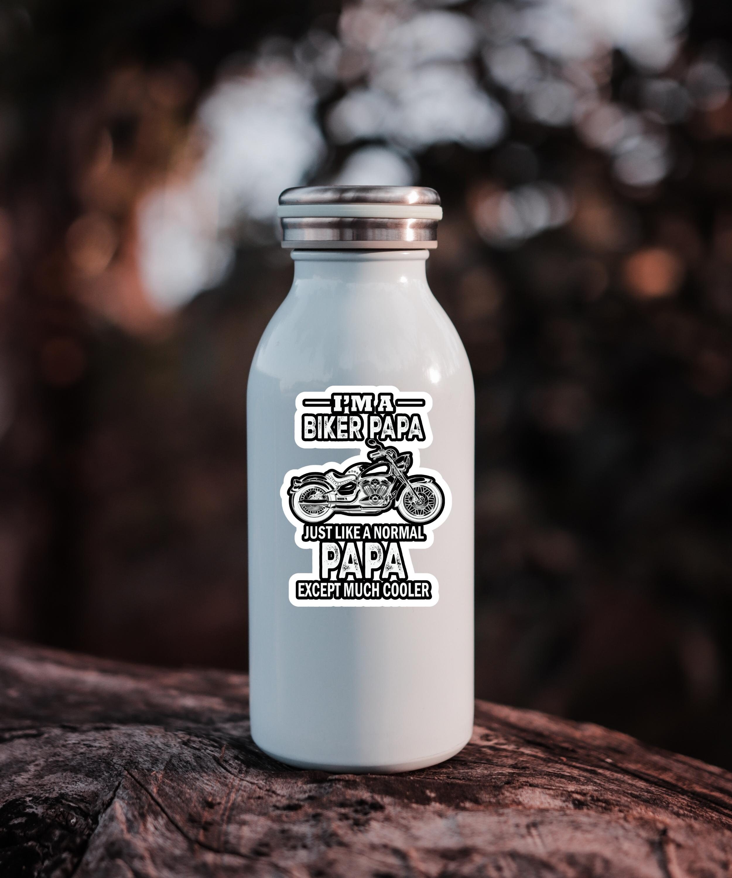 Biker Papa, Sticker, Decal, Cool Papa, Biker Sticker, Biker Papa ...