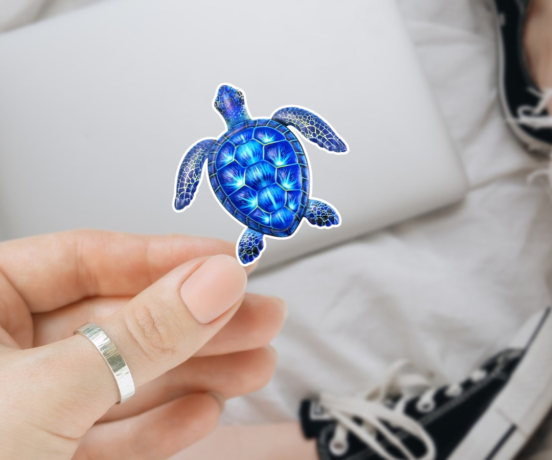 Sea Turtle Sticker, Colorful Sea Turtles, Turtle, Turtles, Mirror ...