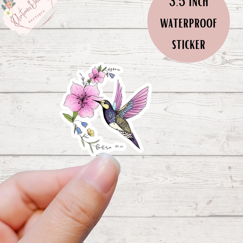 Hummingbird Sticker - Etsy