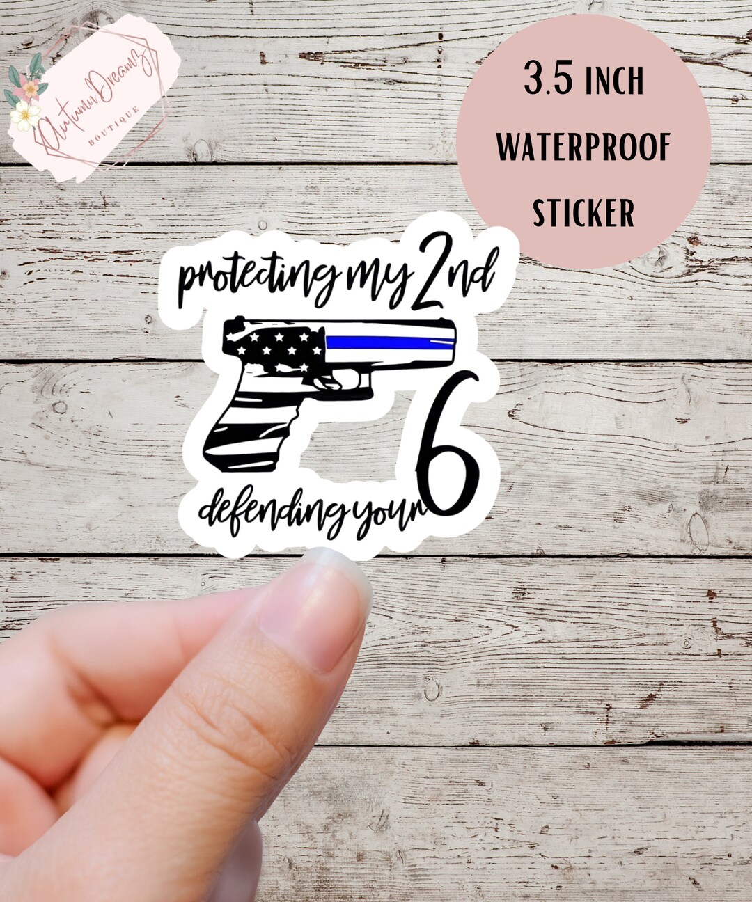 Police Blue Line Sticker Cop Decal Blue Lives Support Police 2nd ...