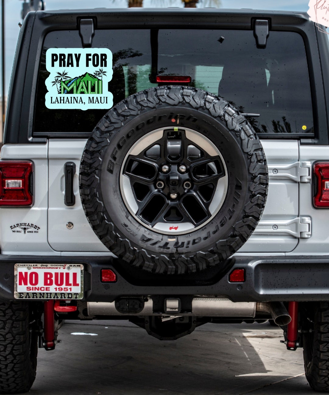 Maui Sticker Lahaina Hawaii Pray for Maui Decal Hawaiian Mirror Sticker ...
