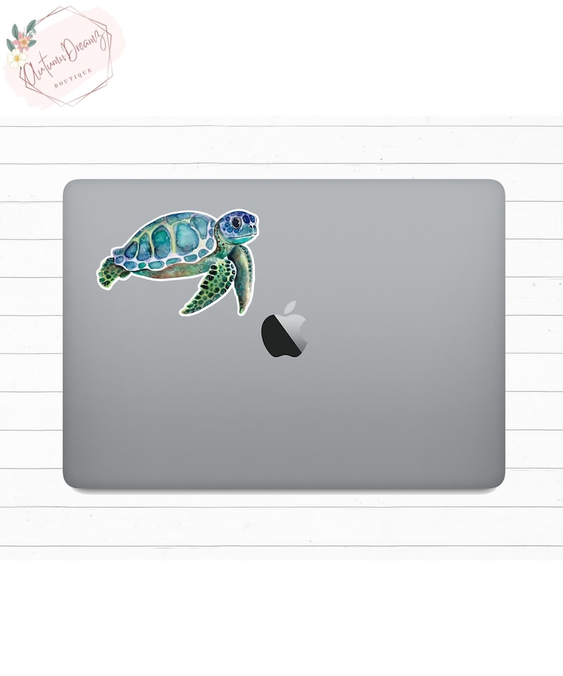 Sea Turtle Sticker, Colorful Sea Turtles, Turtle, Turtles, Mirror ...