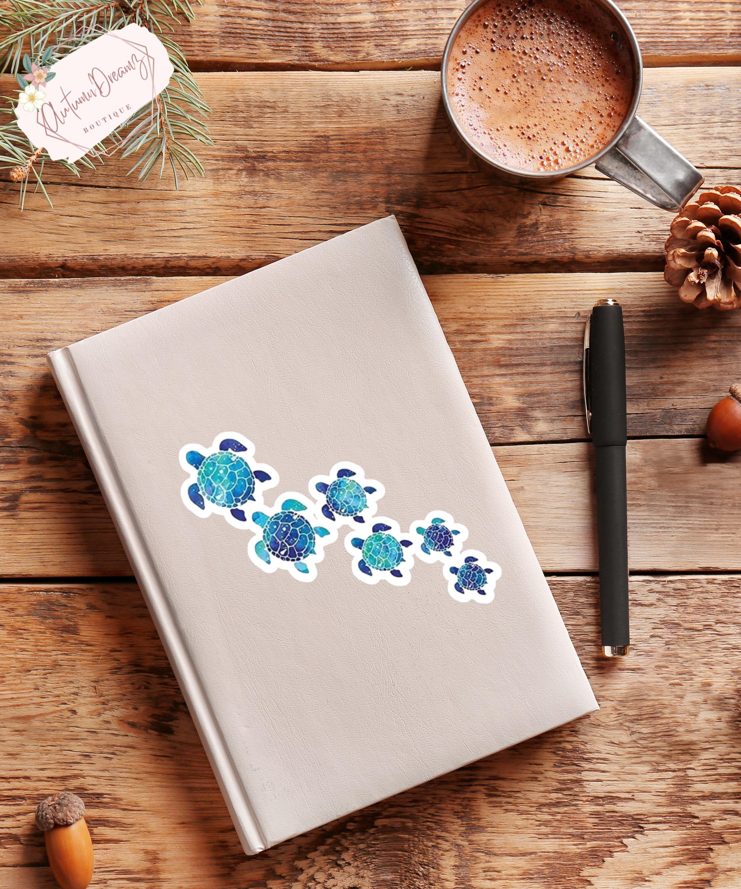 Sea Turtle Sticker Pack of Sea Turtles Turtle Turtles - Etsy