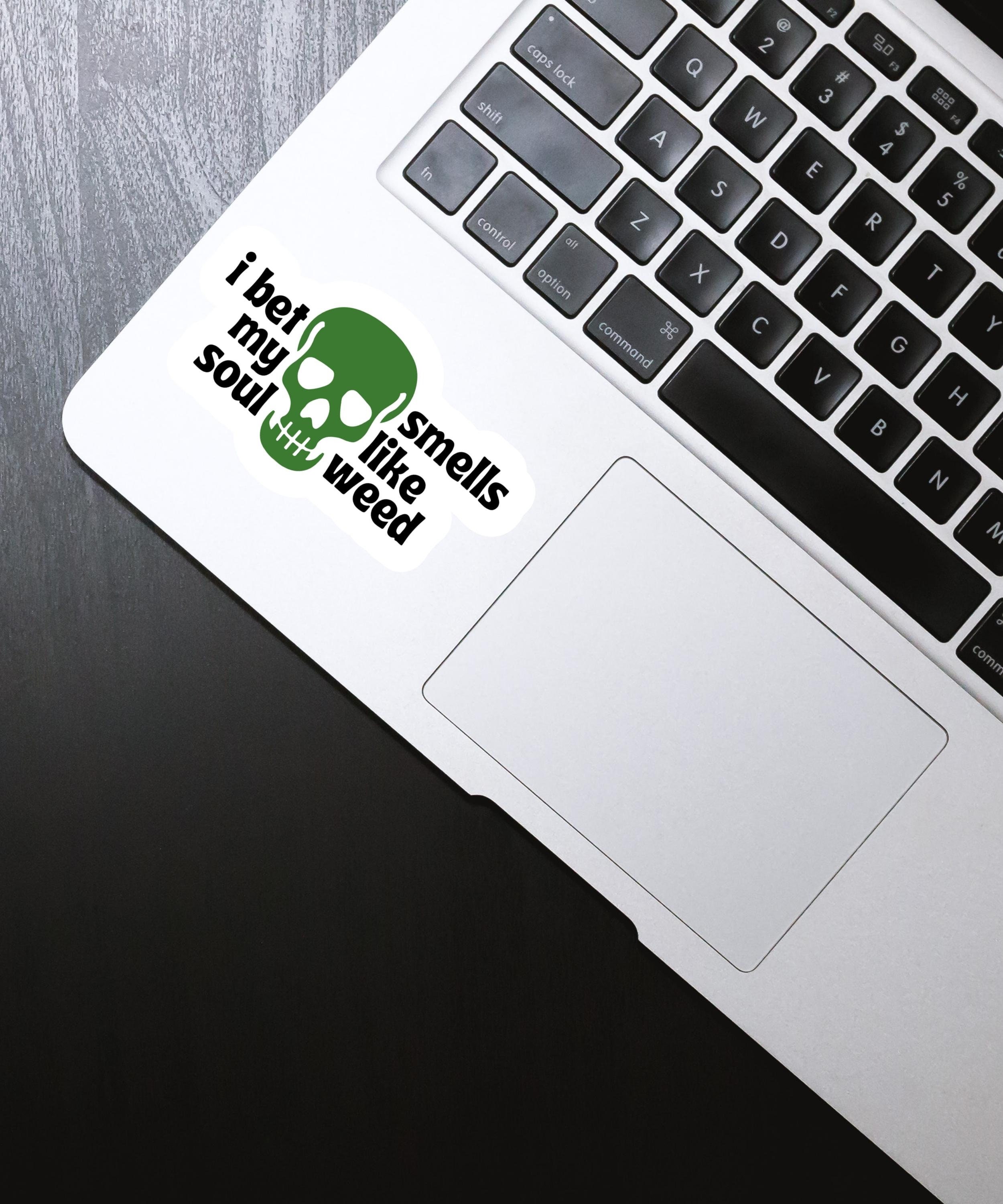 Weed Sticker, Weed, Stoner Stickers, Skull Weed Sticker, Weed Stickers ...