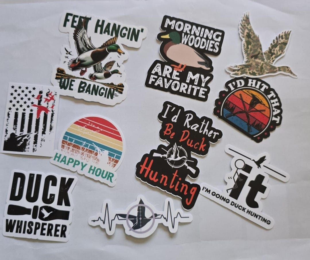 Duck Hunting Sticker Mystery Pack, Hunting, Gift Idea for Him ...