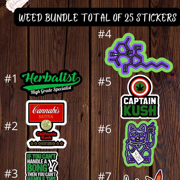 Weed Stickers - Etsy