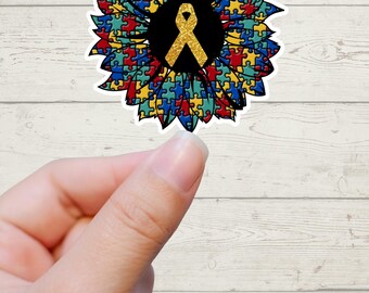Autism Spectrum Waterproof Sticker Spread Awareness of Autism - Etsy