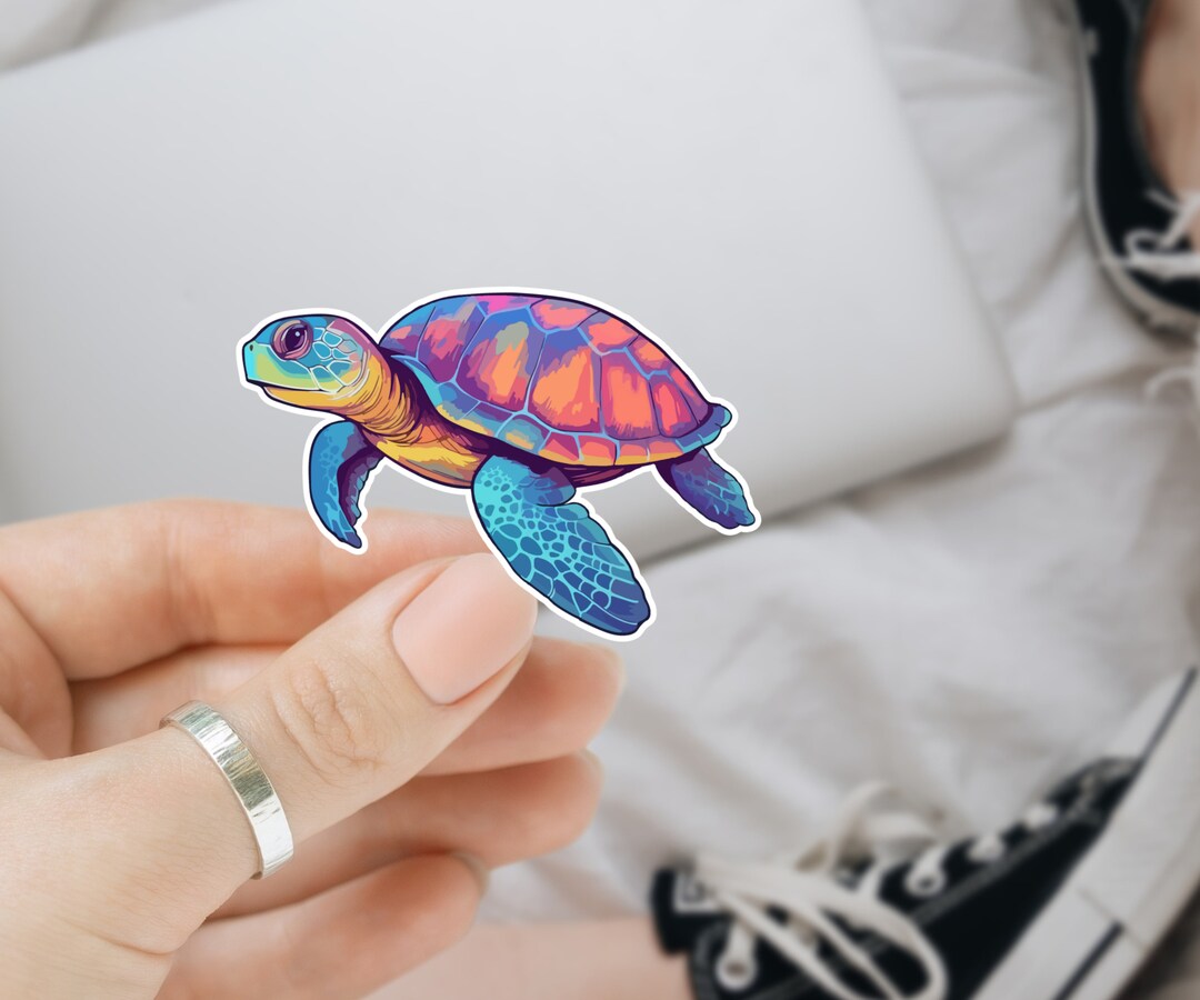 Sea Turtle Sticker, Pack of Sea Turtles, Turtle, Turtles, Mirror ...