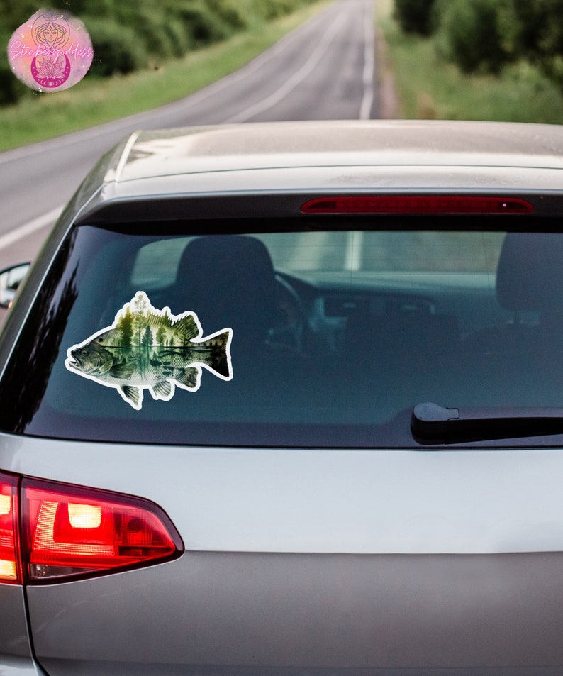 Fish Vinyl Sticker Decal,fishing Therapy Sticker,fishing Stickers ...