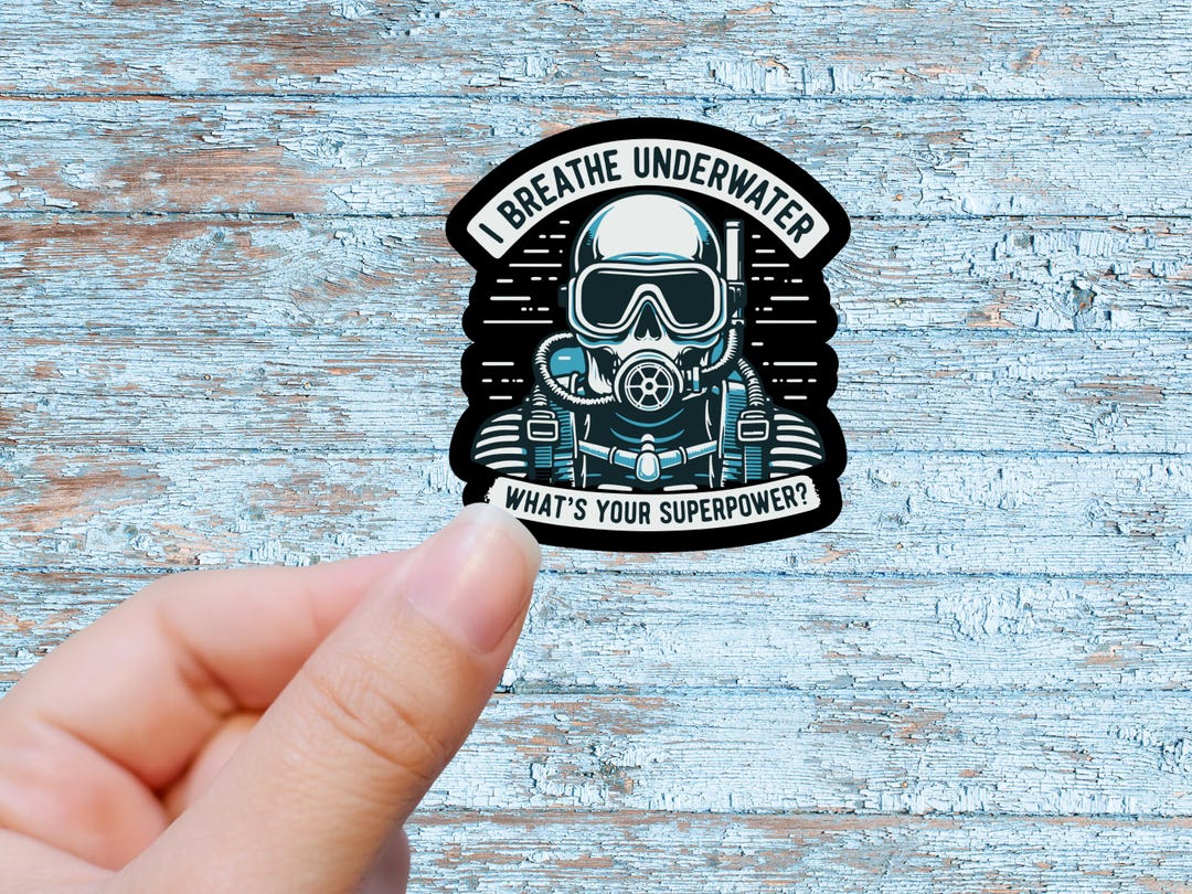 Waterproof Scuba Diving Stickers – Dive Flag Decals, Ocean Adventure ...