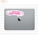 Sassy and Southern, Pink Sticker, Sassy Sticker, Funny Bumper Sticker ...