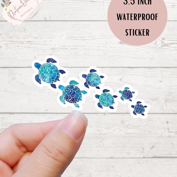 Sea Turtle Decal - Etsy