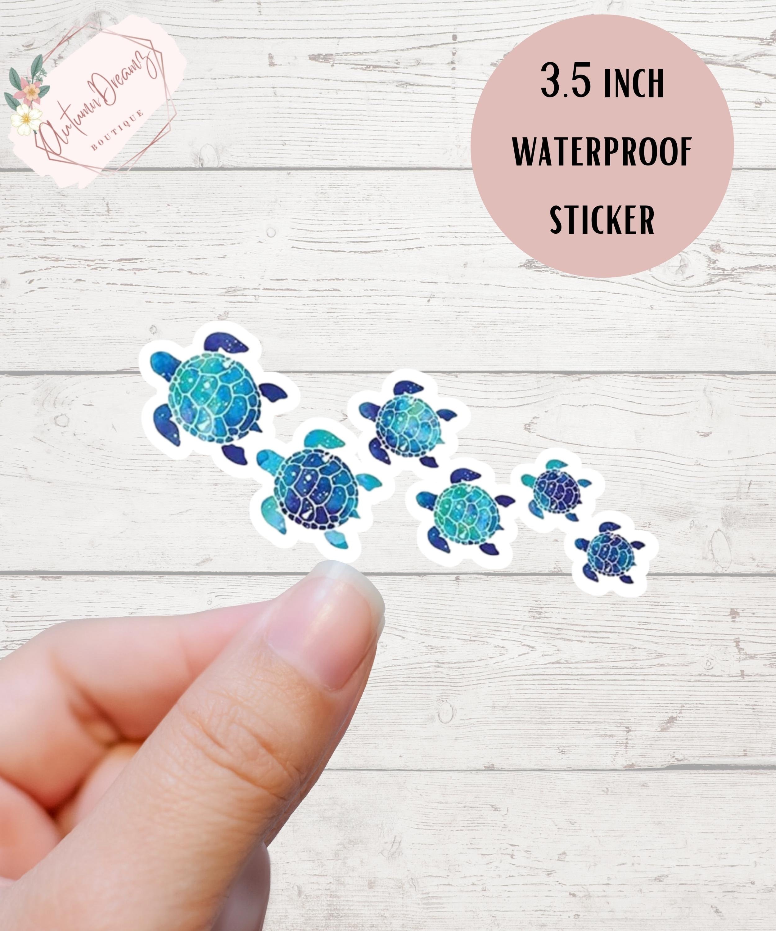 Sea Turtle Sticker, Pack of Sea Turtles, Turtle, Turtles, Mirror ...