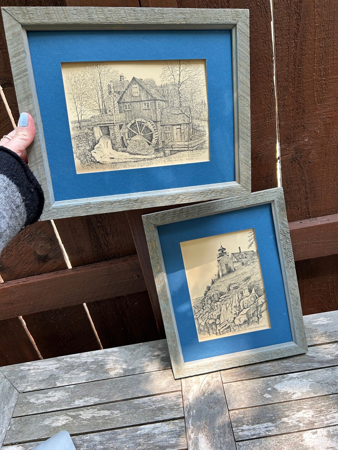 Pair of Clark Goff Prints With Frames - 1978 - Etsy