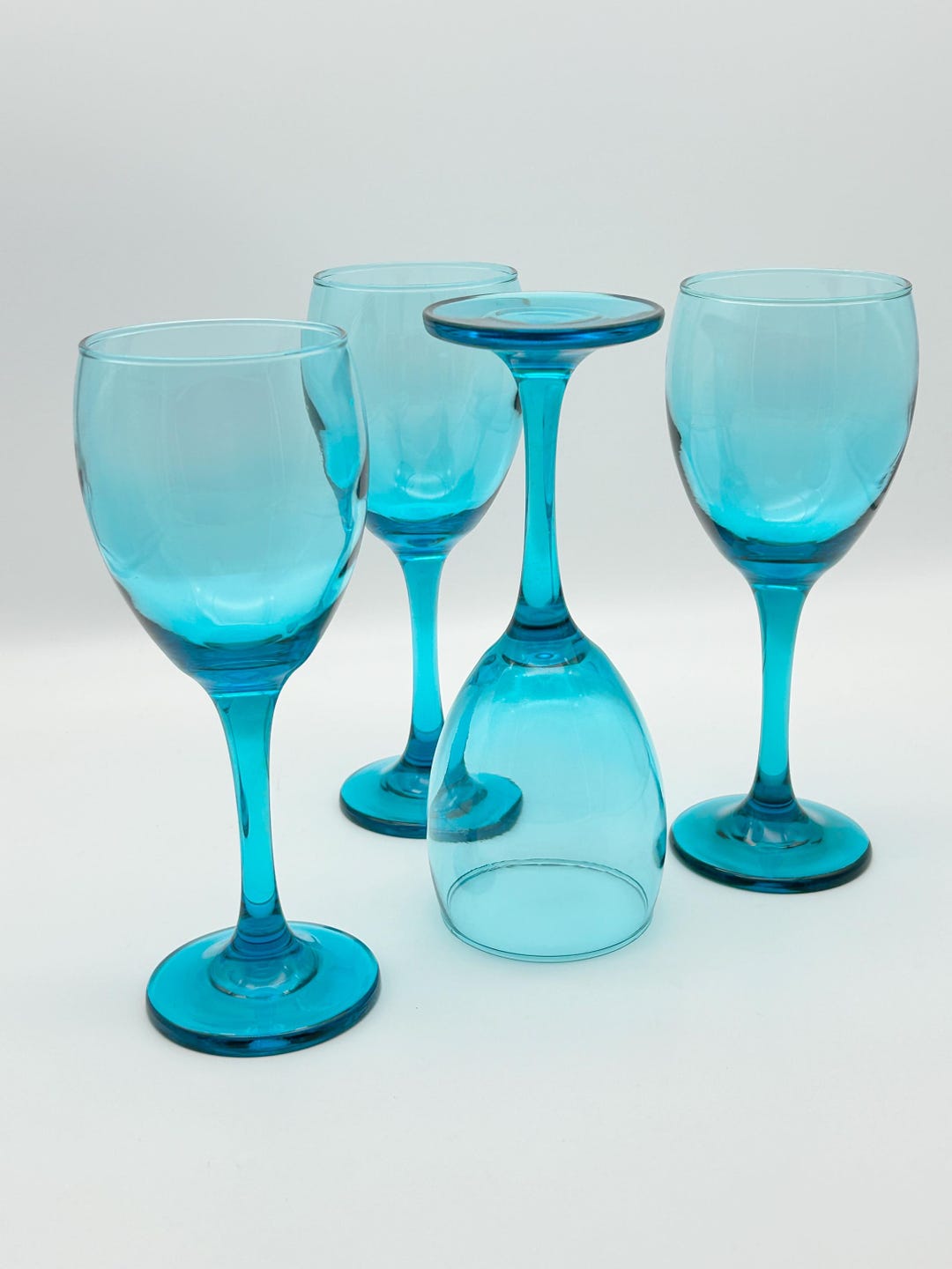 Cristar Aquamarine Rioja Wine Glasses - Set of 4 - Etsy