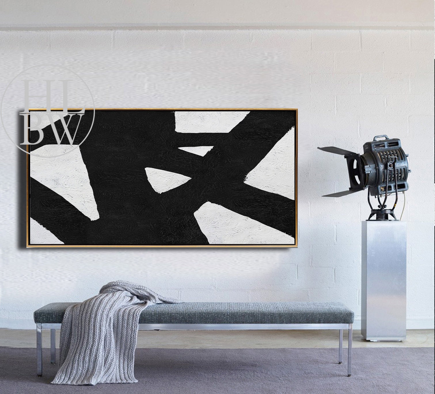 Large Panoramic Painting on Canvas Panoramic Wall Art | Etsy