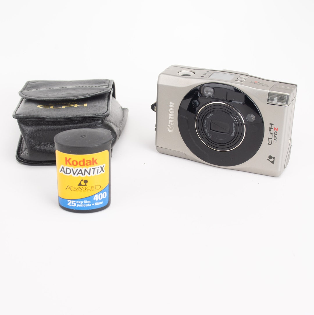 Canon Elph 370z Point and Shoot APS Film Camera Kit - Vintage Point and ...