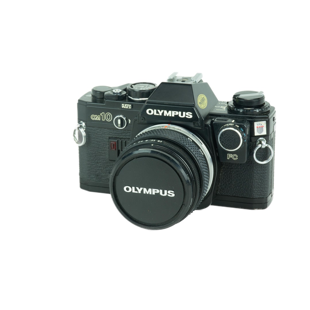Olympus OM10 Quartz SLR 35mm Film Camera Kit W/ F. Zuiko 50mm F/1.8 ...