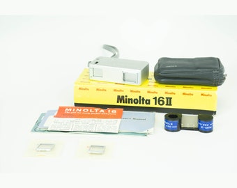 Minolta 16 Spy Camera Model P 16mm Subminiature Camera With 25mm F3.5 ...
