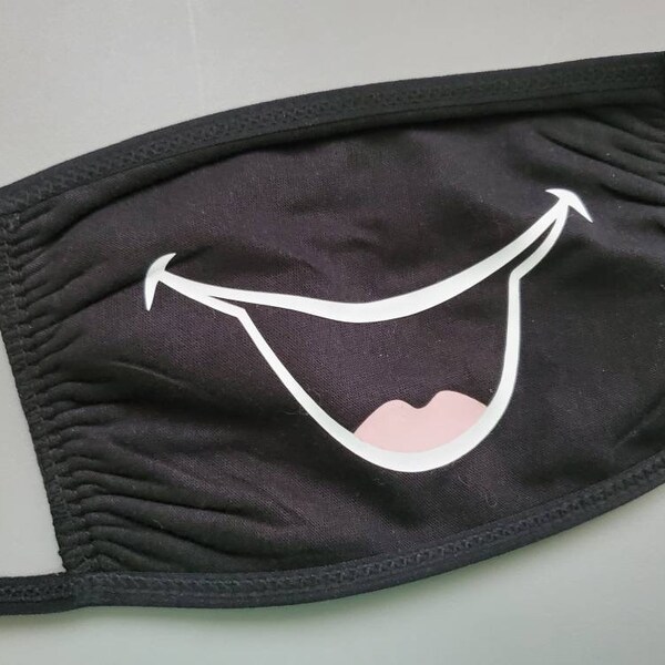 Laughing Face Mask - Etsy