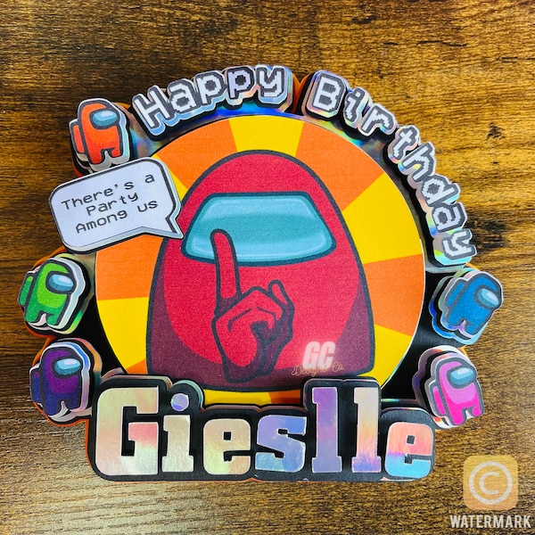 Among Us Cake - Etsy