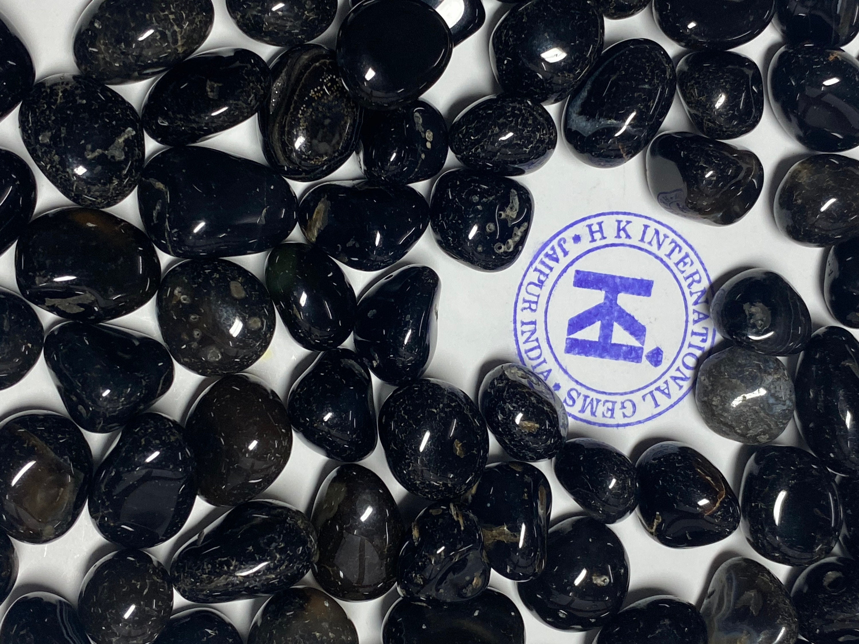 Natural Black Onyx Tumbled Stone Black Owned Onyx Healing - Etsy UK