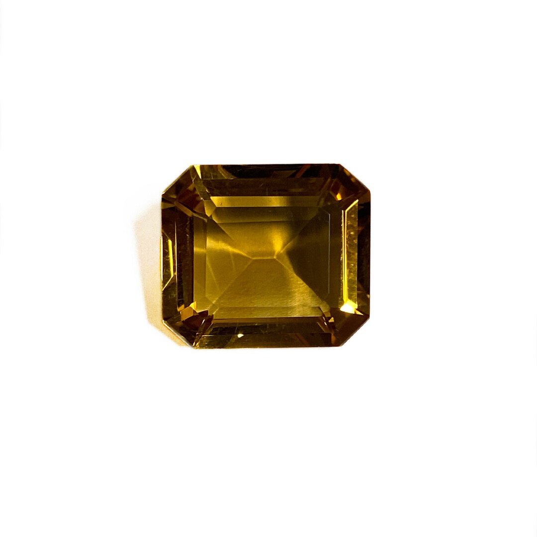 Natural Citrine Gemstone, Citrine Octagon Gemstone Emerald Cut, AAA ...
