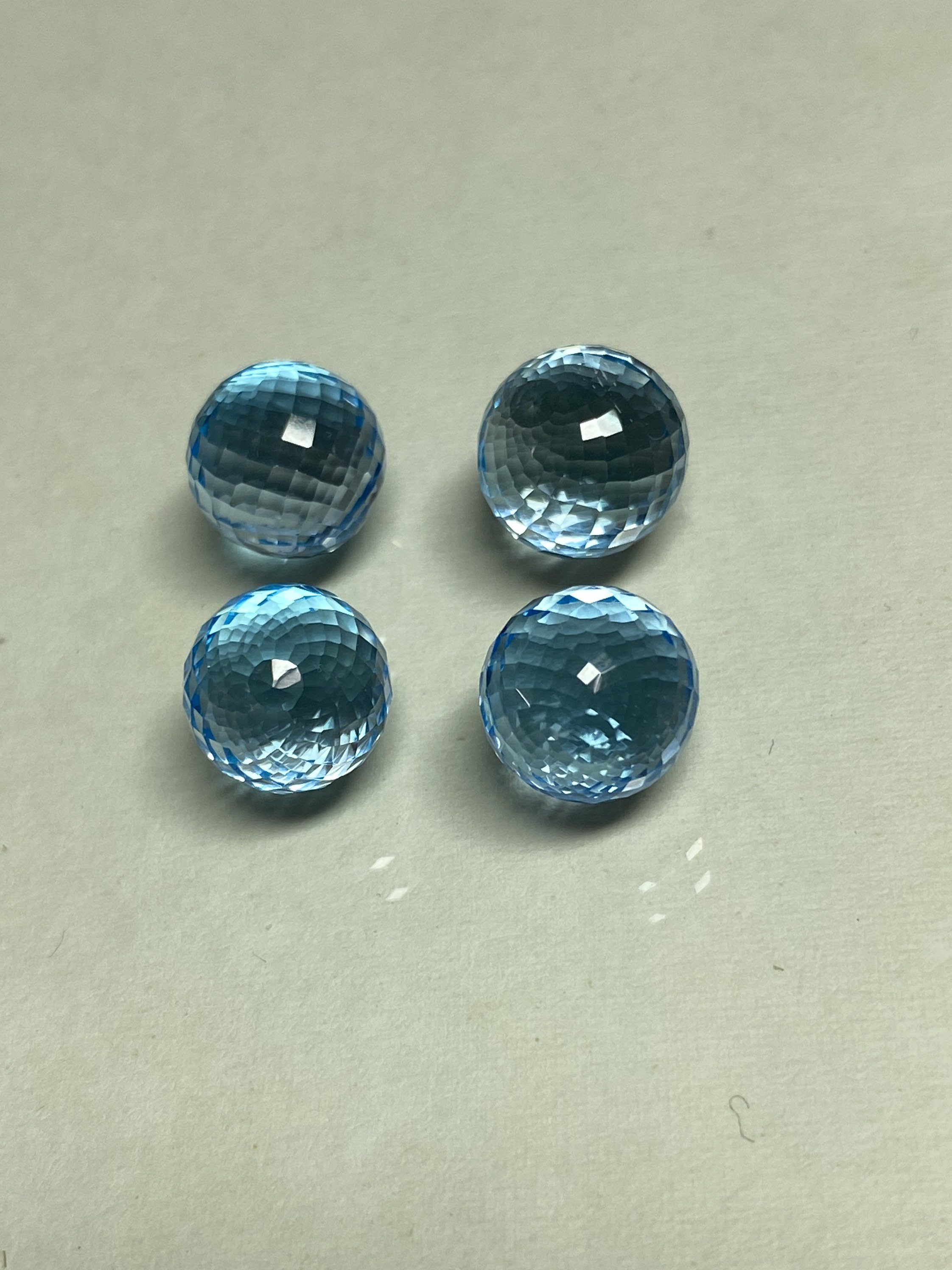 Blue Topaz Balls 10mm Sphere Shaped Blue Topaz | Etsy