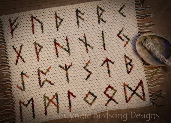 PDF PATTERN Overlay Mosaic Crochet Square RUNES - Etsy