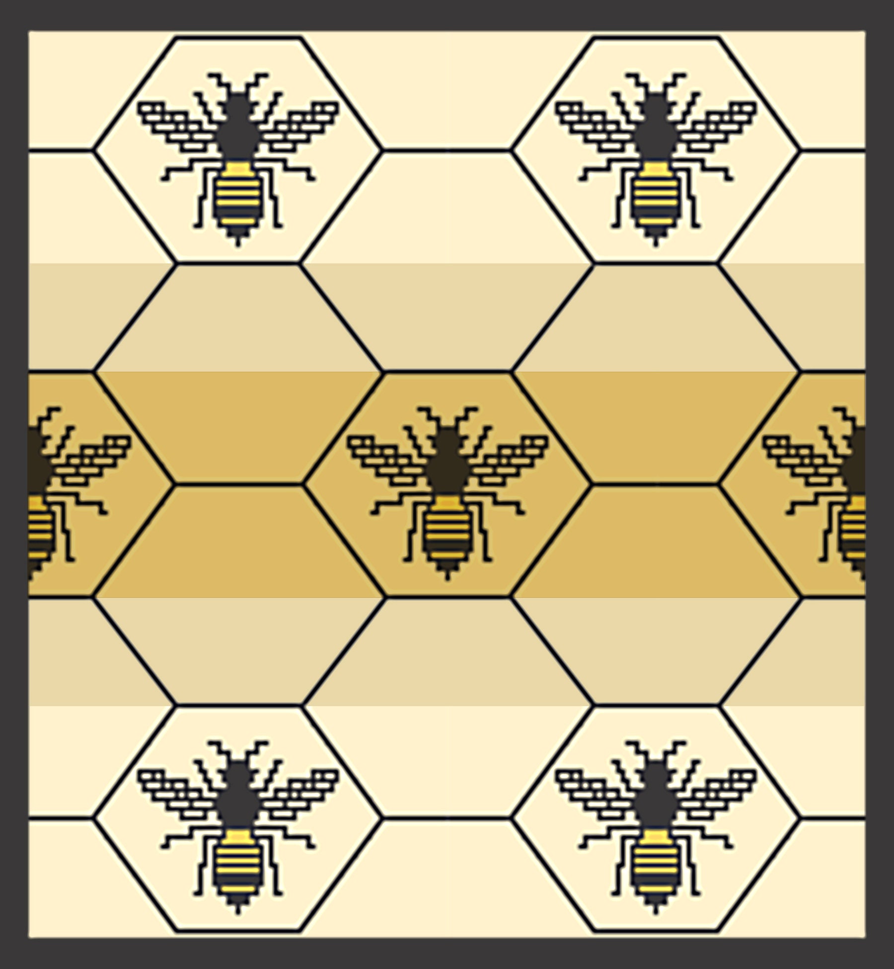 PDF PATTERN - Honeycomb Bee Hive Blanket - for Baby Shower, Throw, She ...