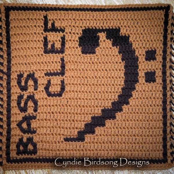 Bass Clef Pattern - Etsy