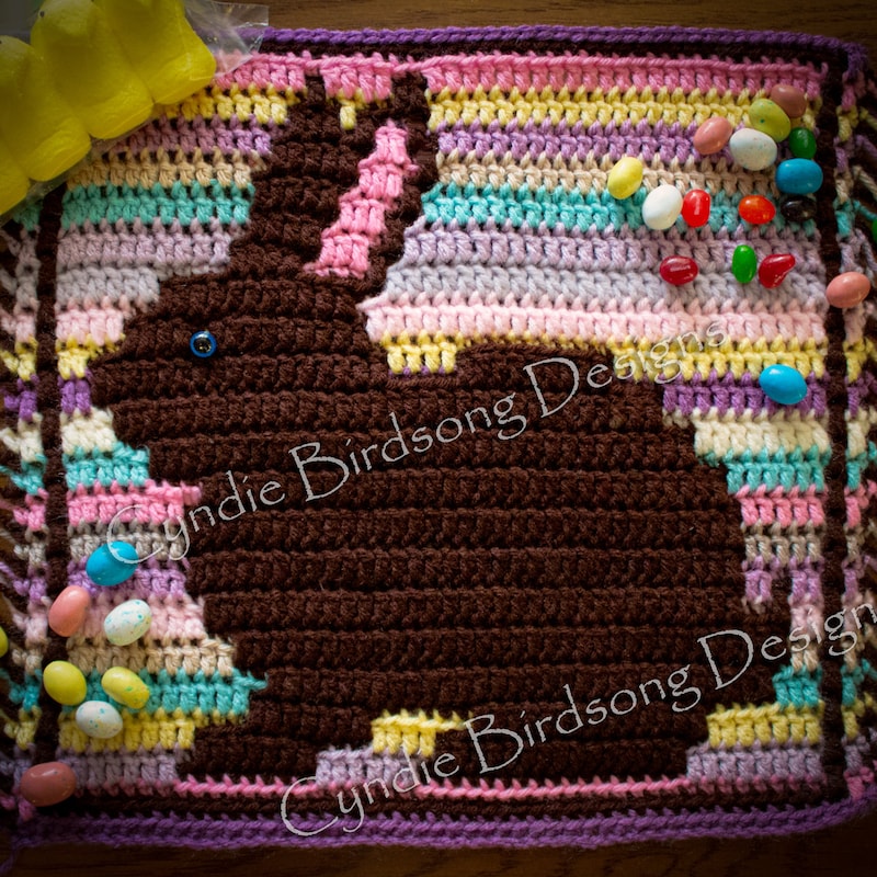 Mosaic Bunny - Etsy
