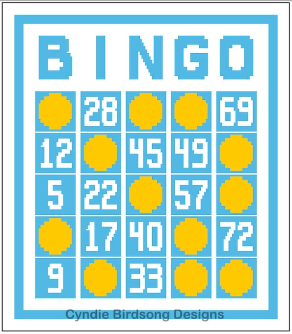 PDF PATTERN BINGO Overlay Mosaic Crochet for Throws - Etsy