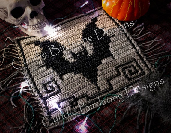 PDF PATTERN halloween Buffy the Bat Mosaic - Etsy