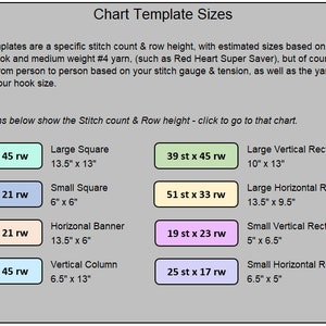 Overlay Mosaic Crochet Chart Creator Template for Excel - Automatically ...